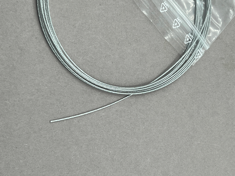 Tension wire 1,0 mm polyester - coated, 2,60