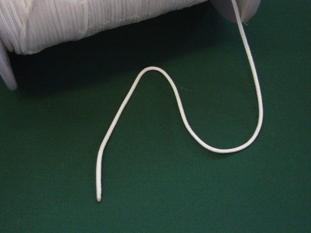 Nylon- Zugschnur 2,8 mm - weiß, 1,19